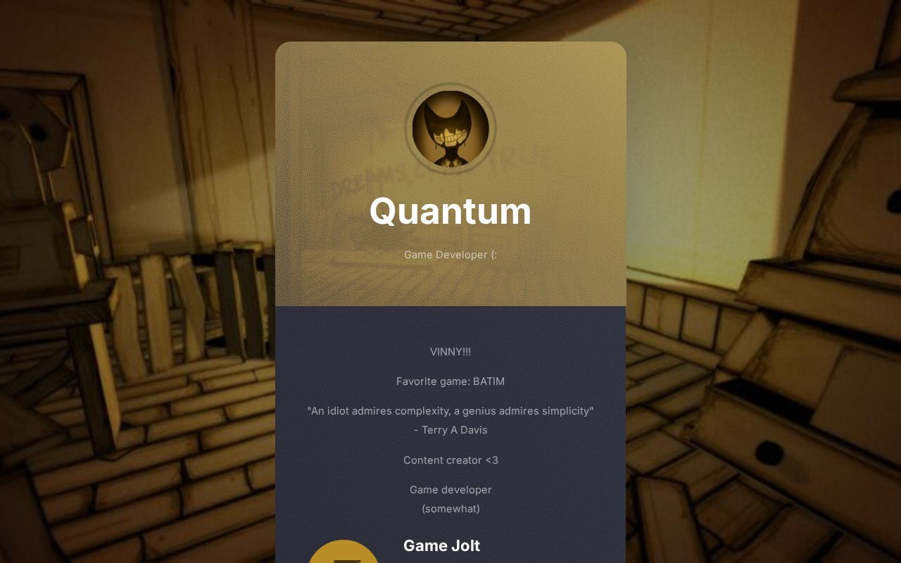 Quantum's Card